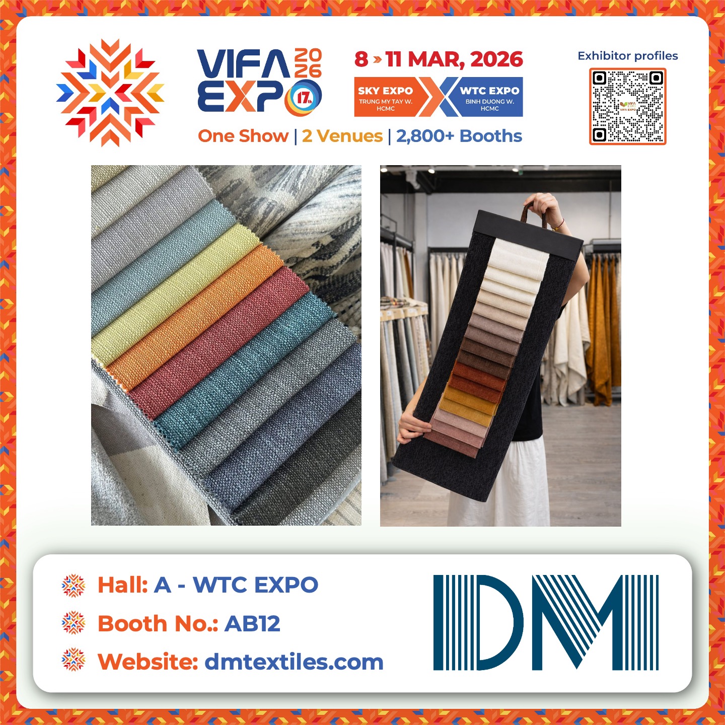 VIFA EXPO 2026 – DM TEXTILES COMPANY LIMITED – VIFA EXPO 2026